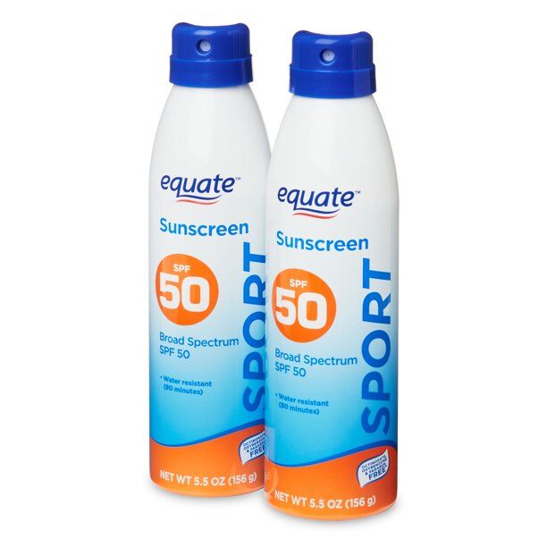 Review: Equate - Sport Broad Spectrum Sunscreen, SPF 50, Twin Pack - WIMJ