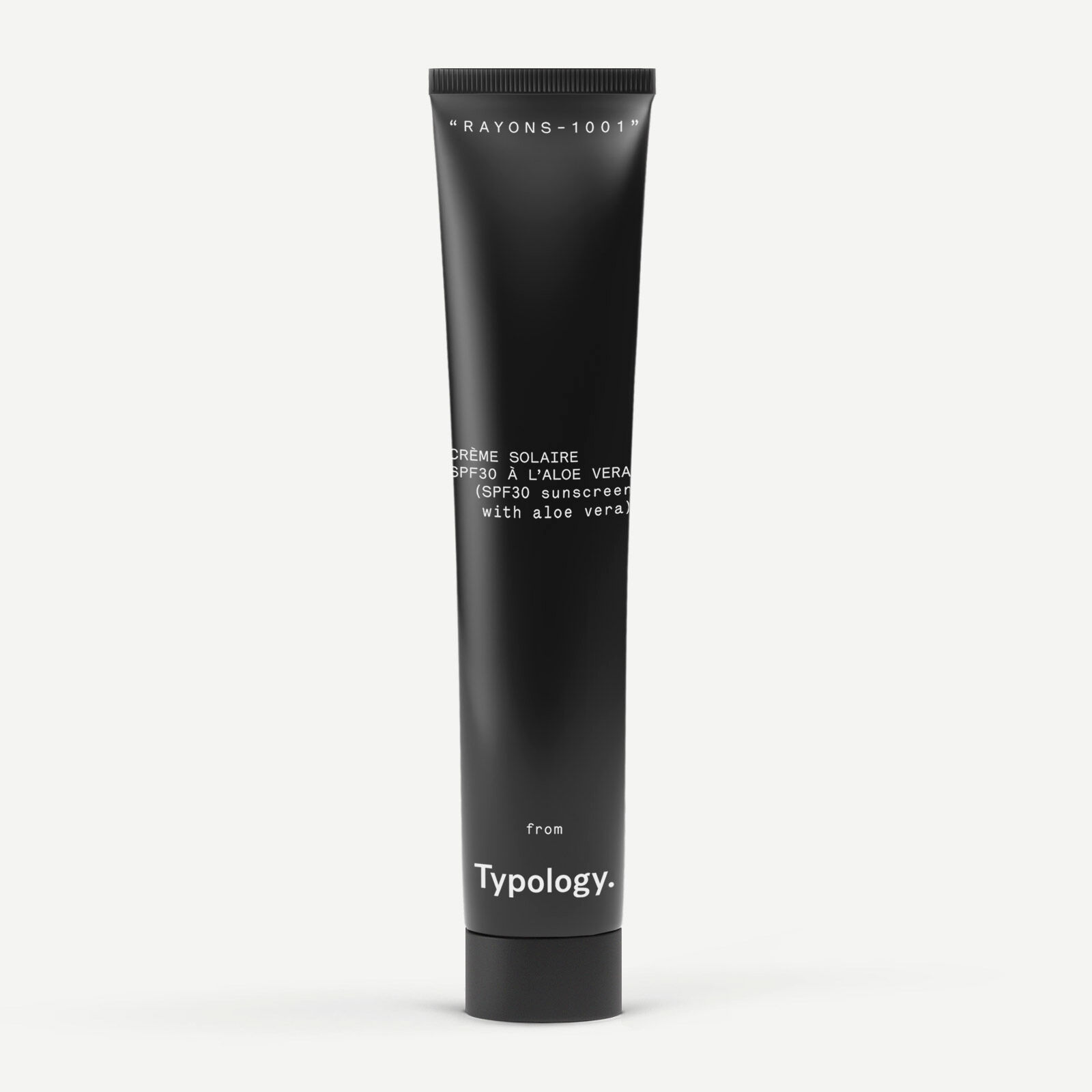 Review: Typology Paris - SPF30 face sunscreen — with aloe vera - WIMJ